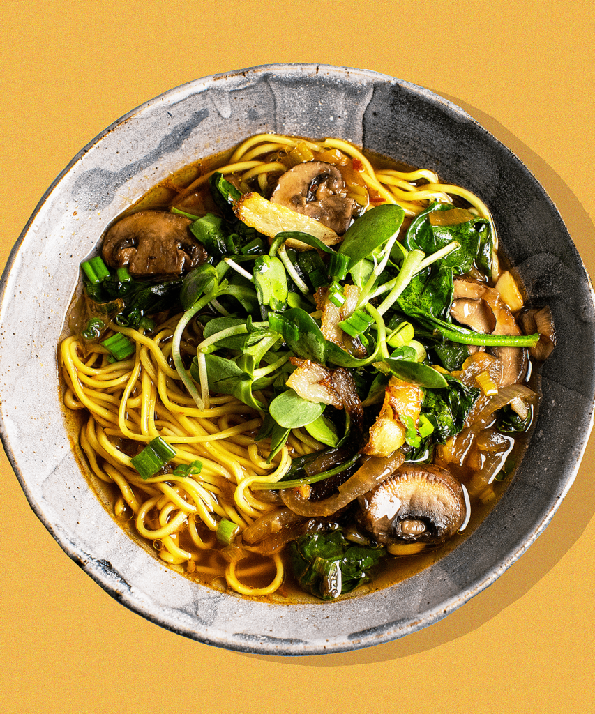 Vegan Mushroom Noodle Soup Exploring Vegan