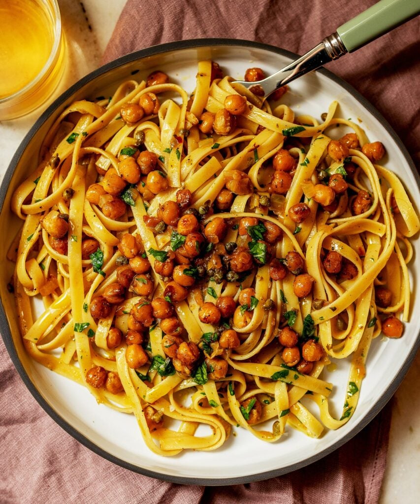 Vegan Chickpea Piccata | Exploring Vegan