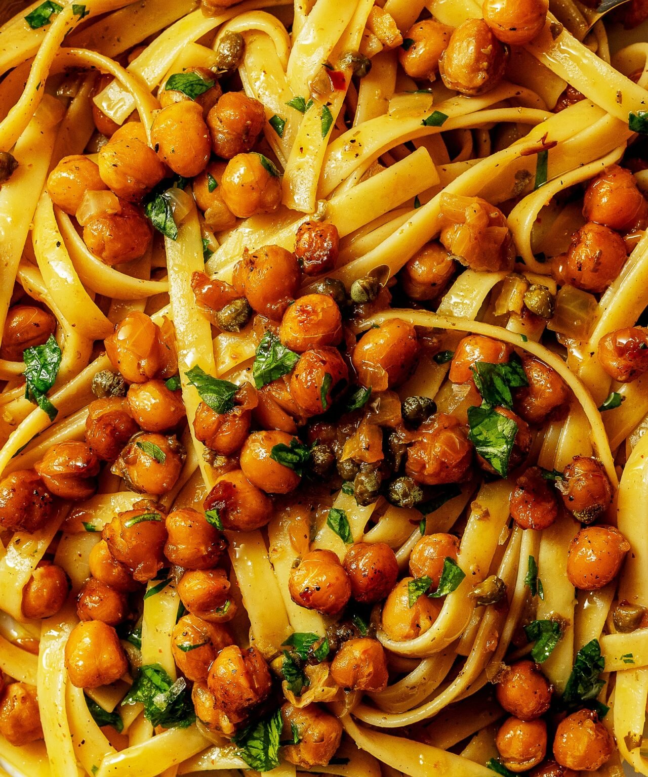 Vegan Chickpea Piccata | Exploring Vegan