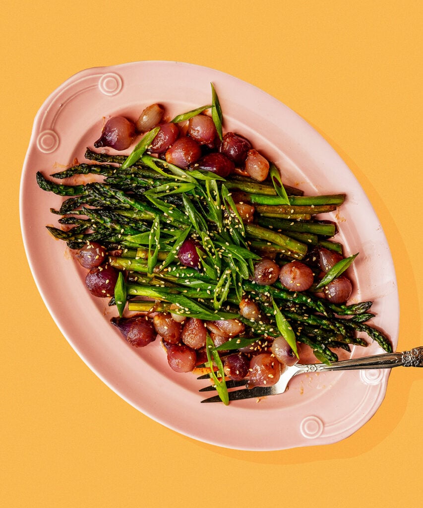 Miso-Glazed Asparagus | Exploring Vegan