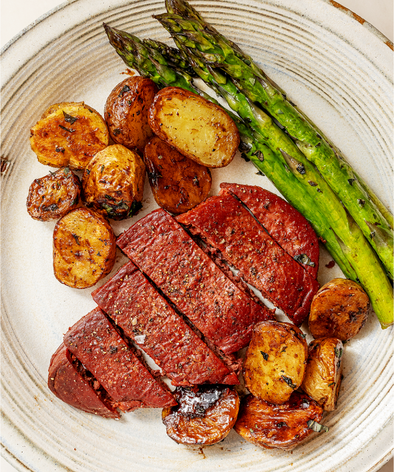 Vegan Steak Dinner for Two | Exploring Vegan