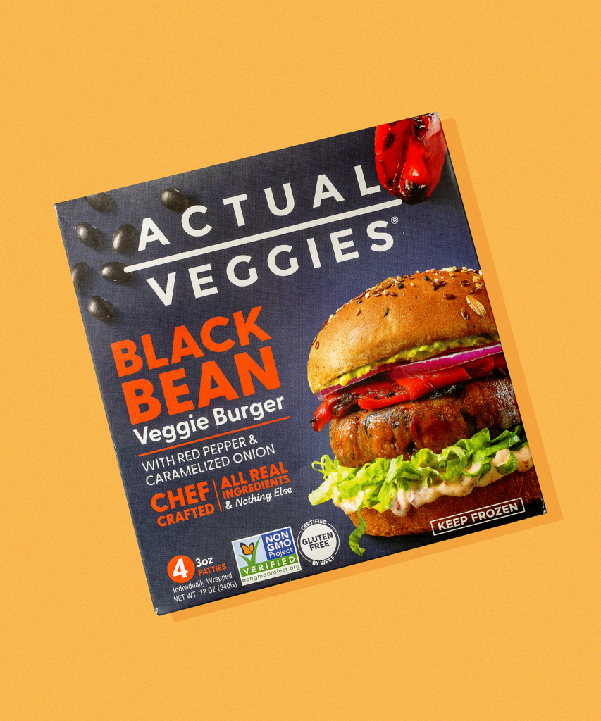 Actual Veggies Black Bean Burger Review | Exploring Vegan
