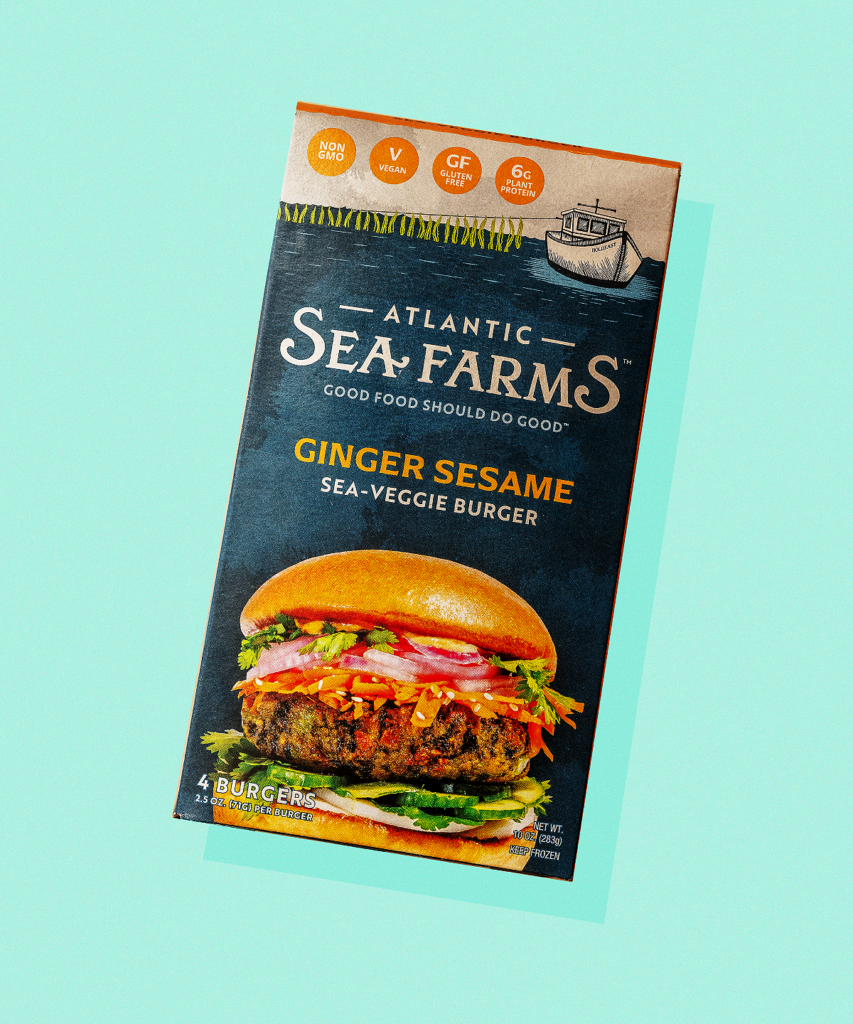 Atlantic Sea Farms Ginger Sesame Sea-Veggie Burger Review | Exploring Vegan