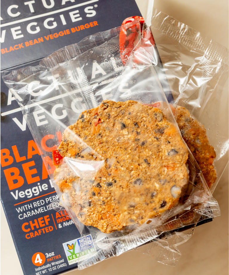 Actual Veggies Black Bean Burger Review | Exploring Vegan