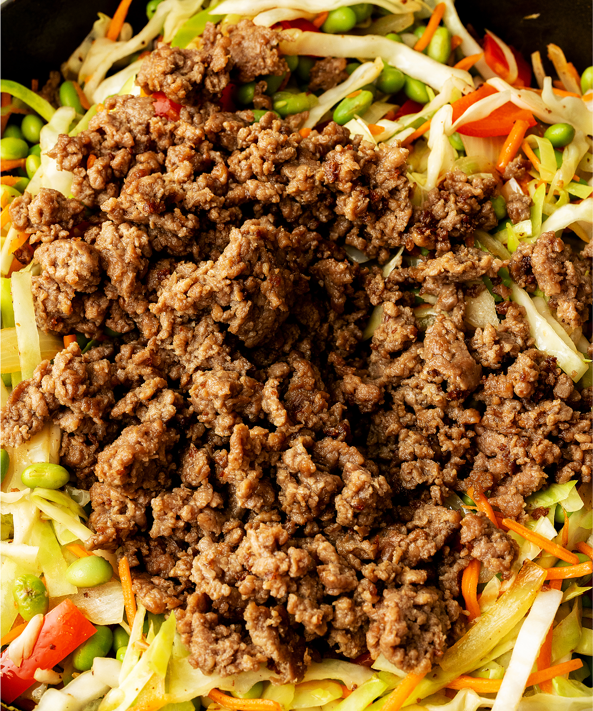 Vegan Ground Beef Noodle Stir Fry | Exploring Vegan