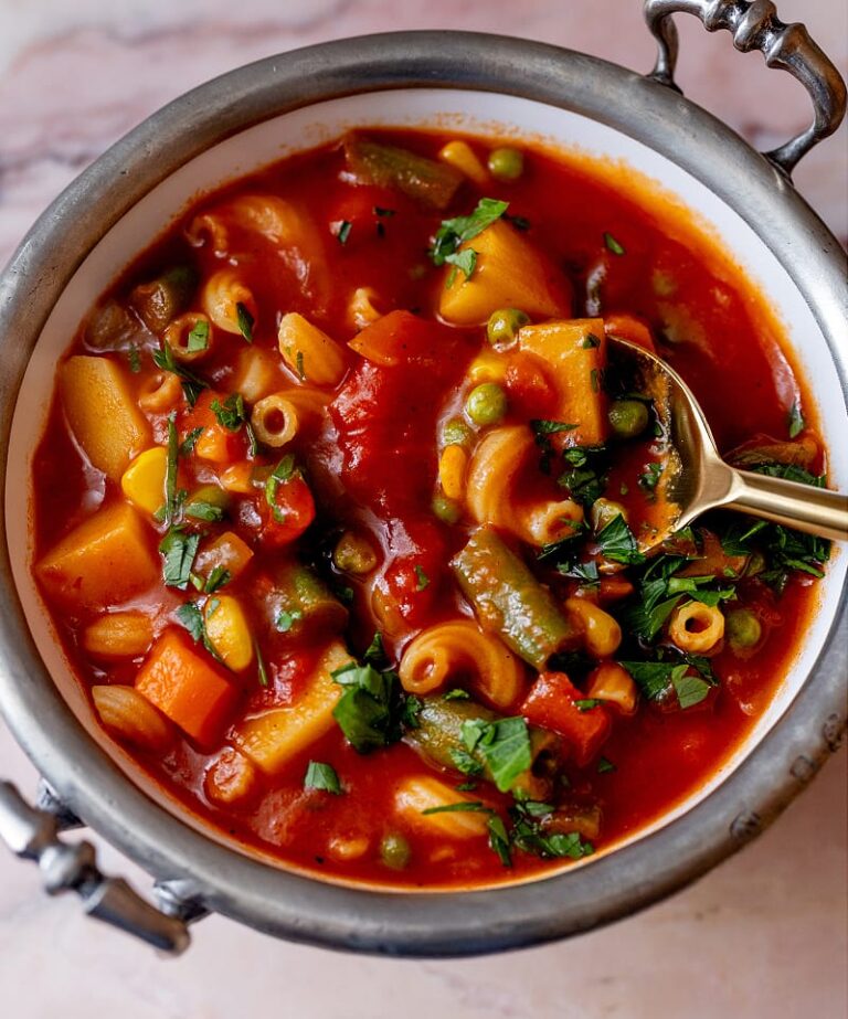 Easy Vegetable Soup | Exploring Vegan